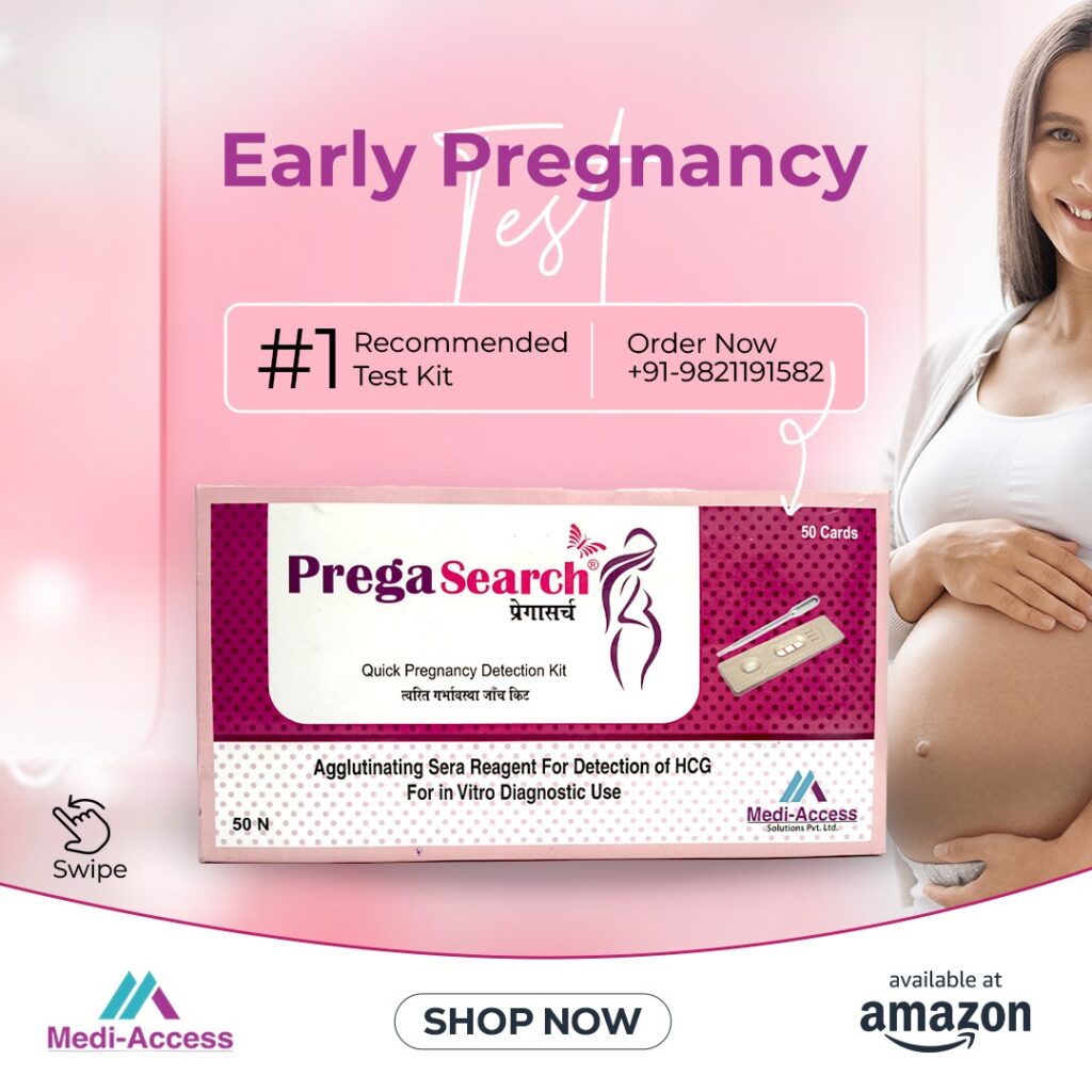 PregaSearch Pregnancy Test Kit Fast Result - Medi Access