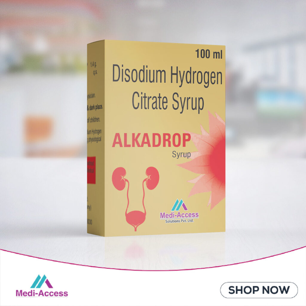 Alkadrop Disodium Hydrogen Citrate Syrup - Medi Access